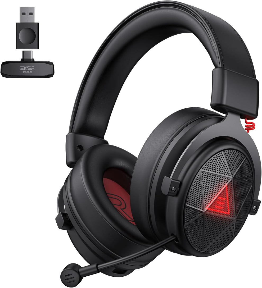 EKSA E900X Wireless Gaming Headset - Dual Mic ENC - Surround Sound ...