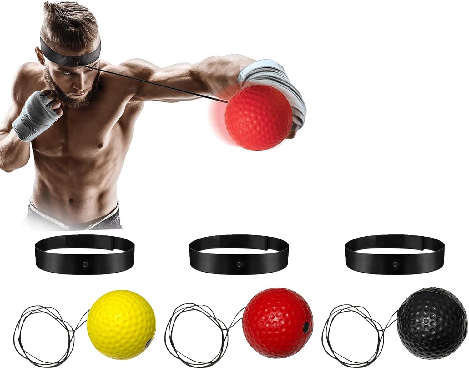 Punch Faster: Upgraded Boxing Reflex Ball Set – GearMustHave