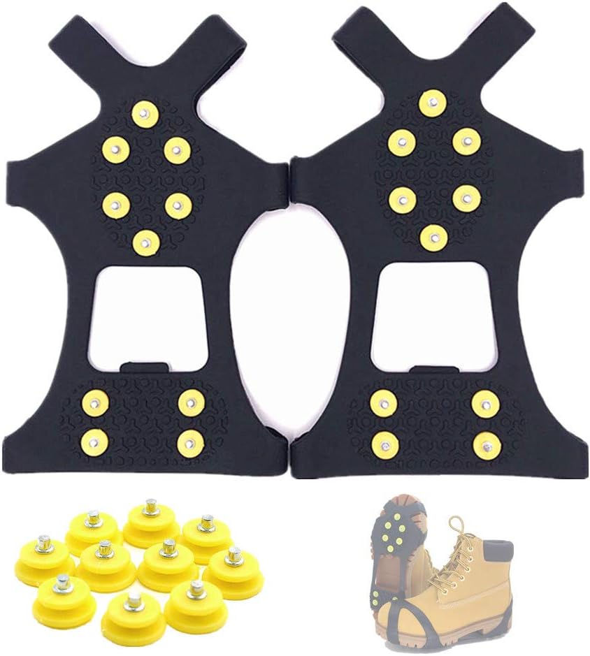 Ice Cleats Snow Grips - 20 Steel Studs for Superior Traction – GearMustHave