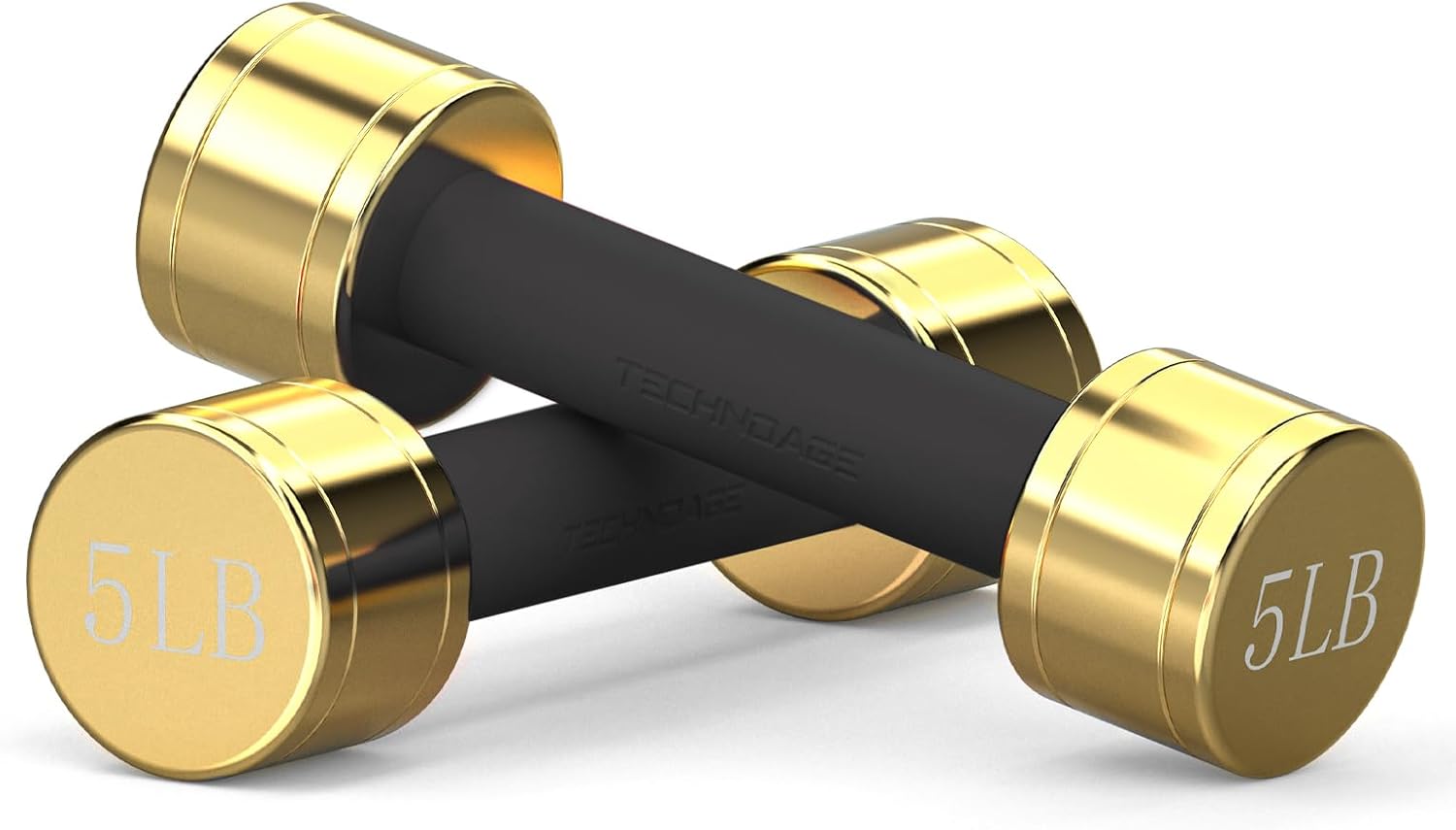 Steel Handle Round Dumbbell Set | Odorless Neoprene Cover – GearMustHave