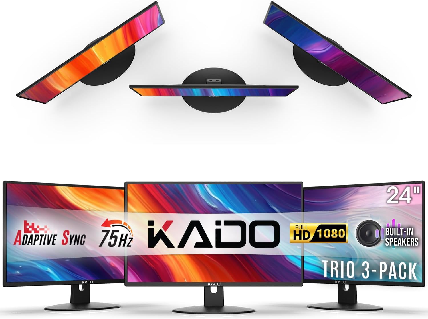 Ultimate Immersion: Kado Triple Monitor Setup – GearMustHave
