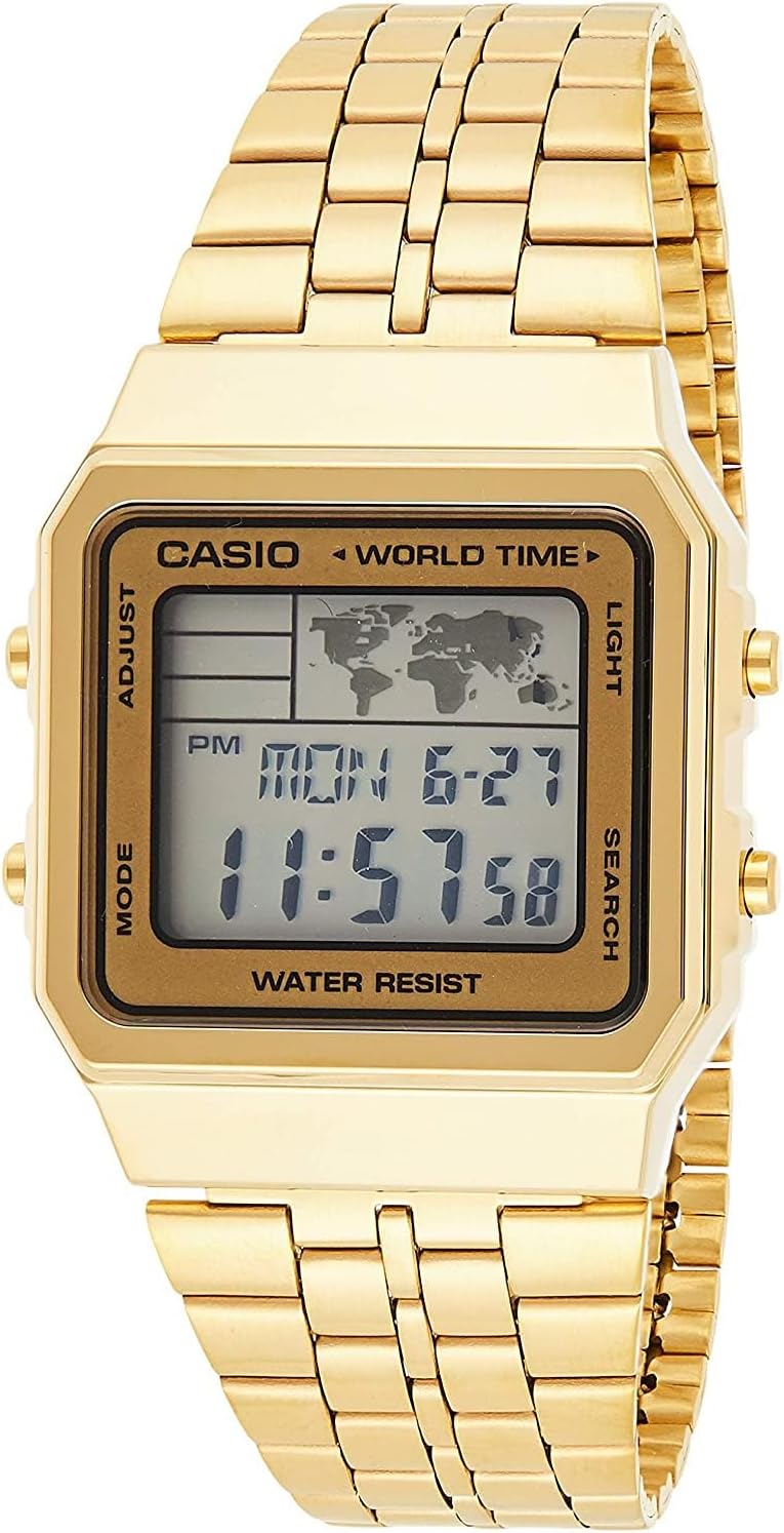 Casio Vintage Men's Gold Chrono Watch – GearMustHave
