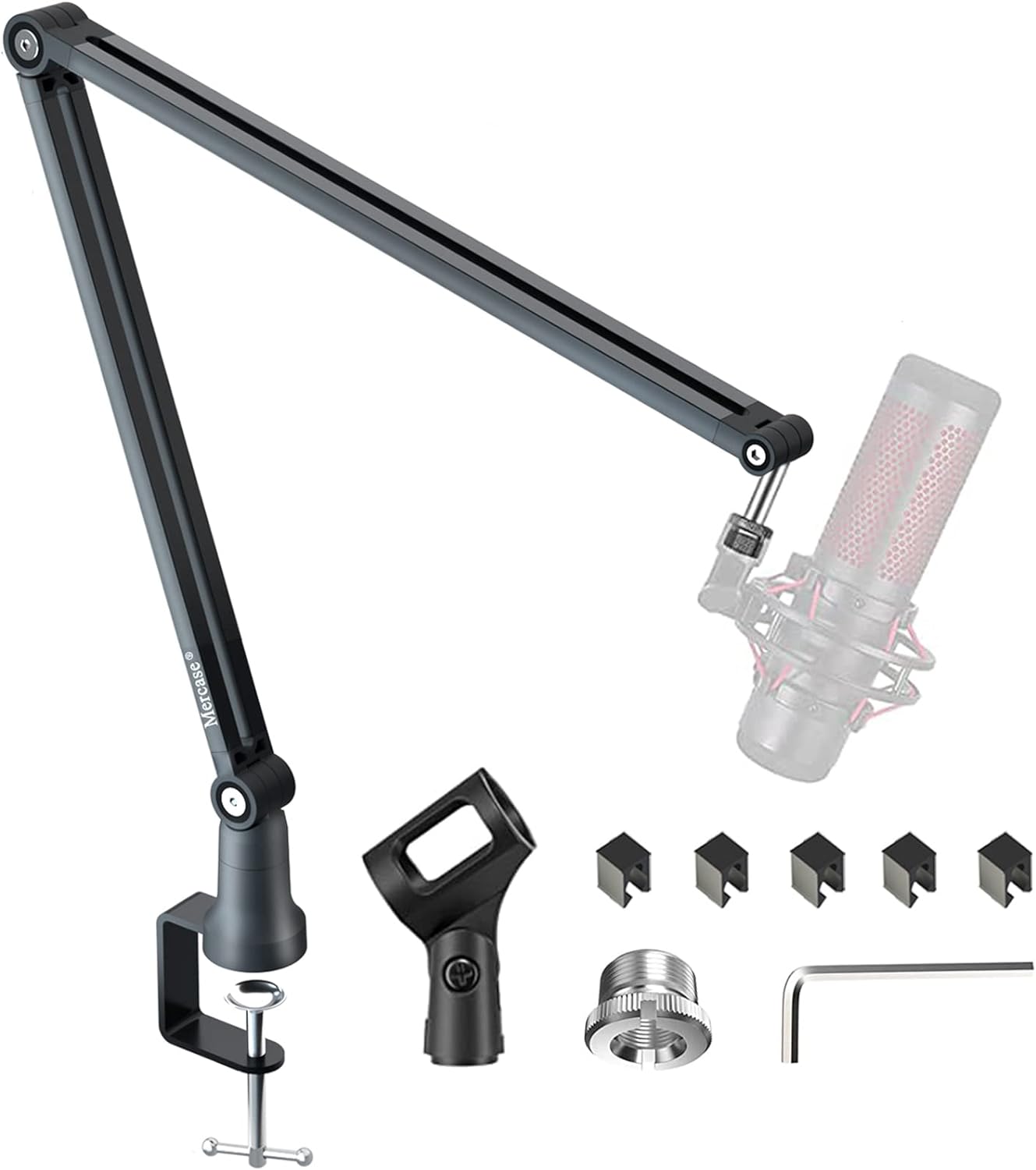 Mercase Foldable Mic Stand w/ Hidden Cable Trough – GearMustHave