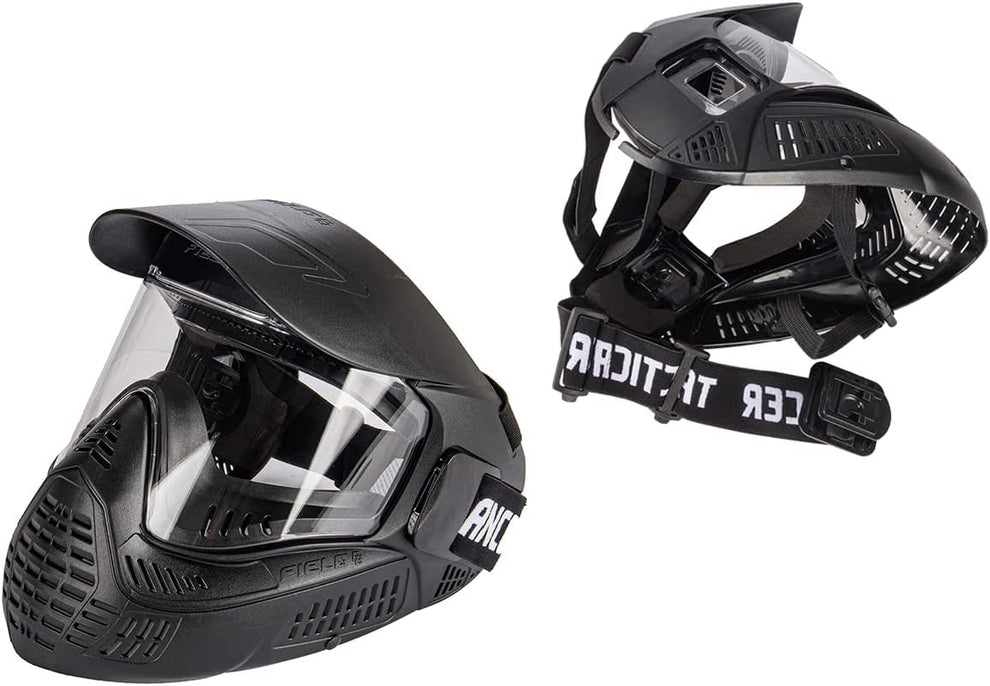 Lancer Tactical Full Face Airsoft Paintball Mask - High Strength Polye ...