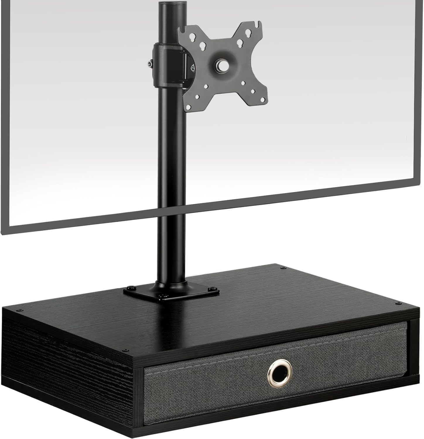 TEAMIX Freestanding Monitor Stand - Adjustable & Storage – GearMustHave