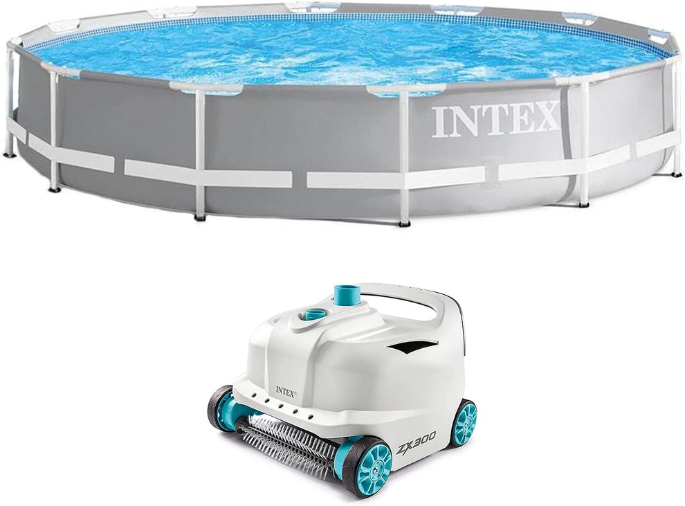 Intex 12ft Swimming Pool & Robot Vacuum - Fits 6 People – GearMustHave