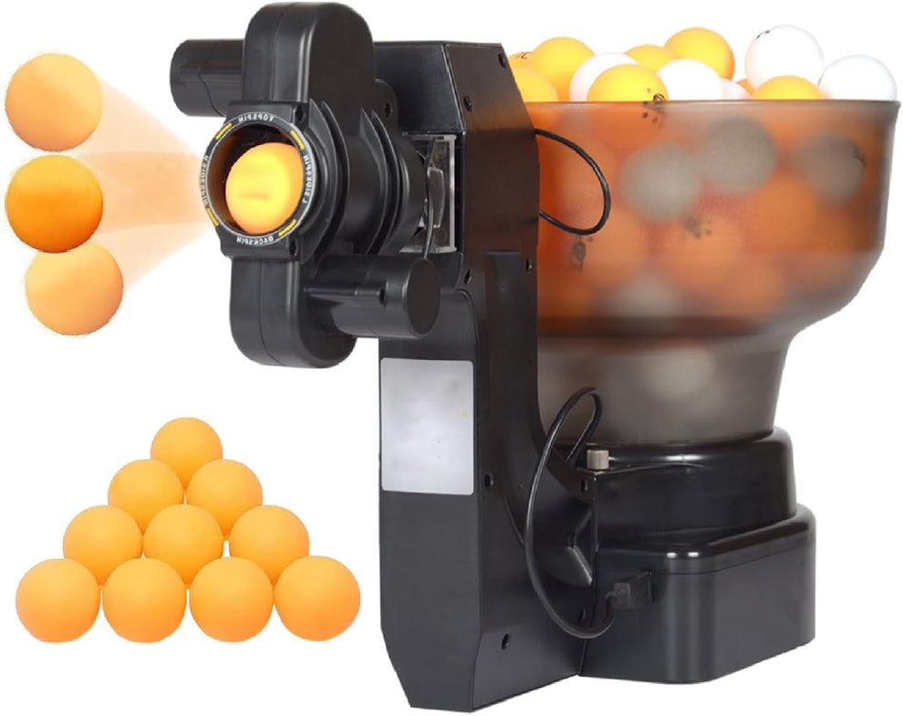 Ultimate Ping Pong Robot: Adjustable Speed, Spin Balls, 100 Balls ...