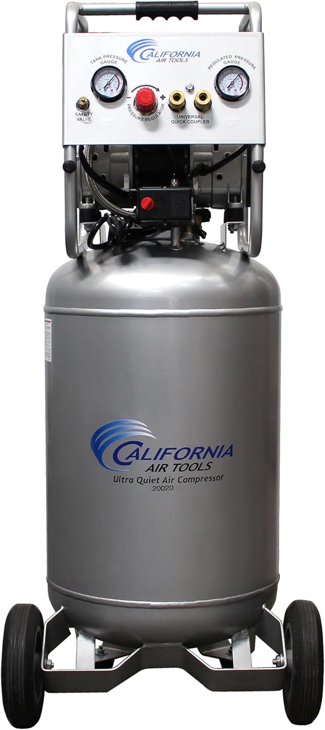 Ultra Quiet 2.0 HP Air Compressor on Wheels – GearMustHave