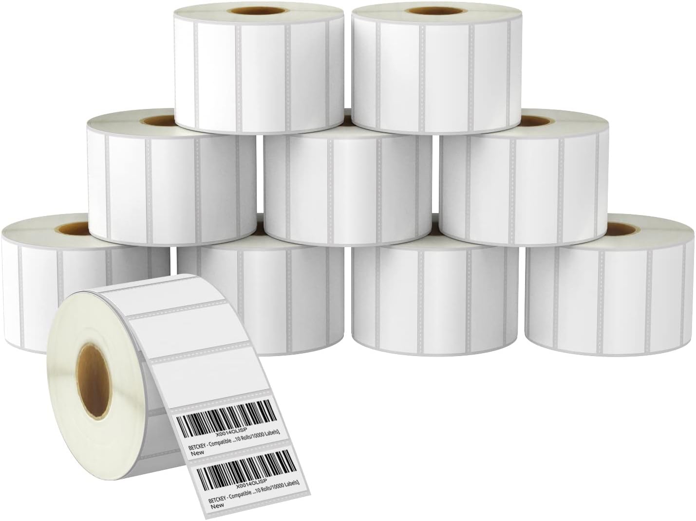 BETCKEY Multipurpose Barcode Labels - Zebra & Rollo Compatible [10 Rol ...