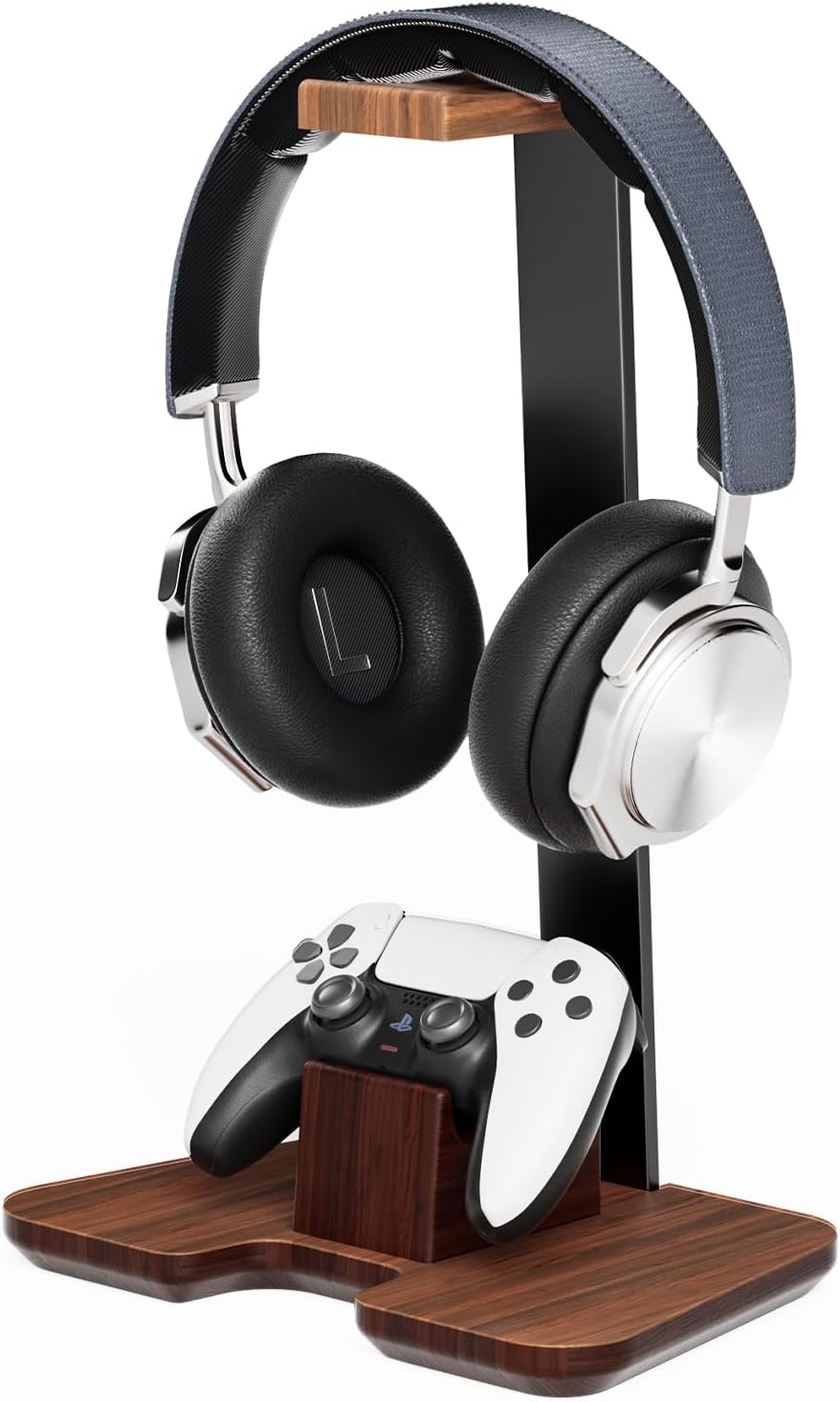 Gaming Desk Organizer: Wood Controller and Headset Stand – GearMustHave