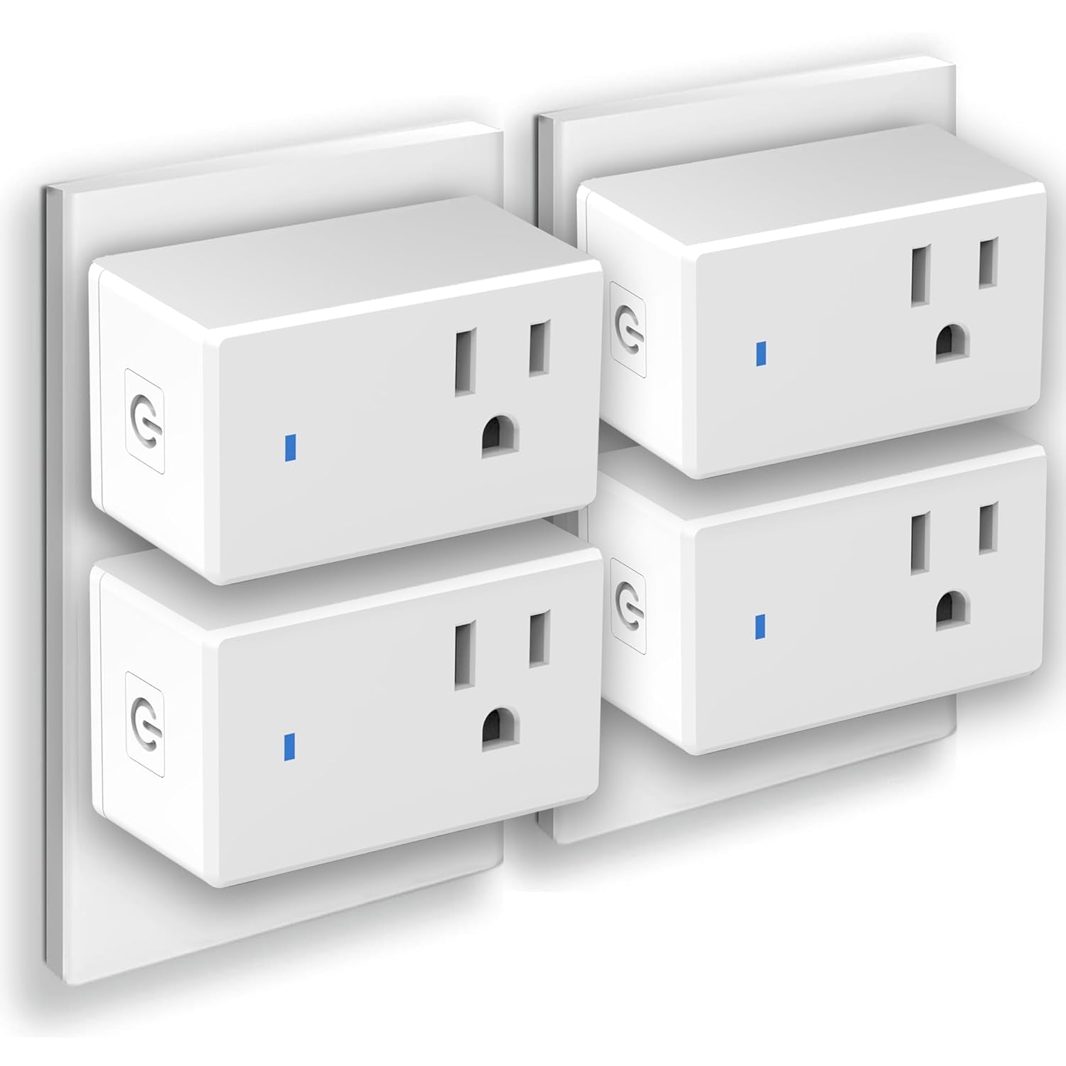 4-Pack Mini Smart Plugs: Voice & Remote Control – GearMustHave