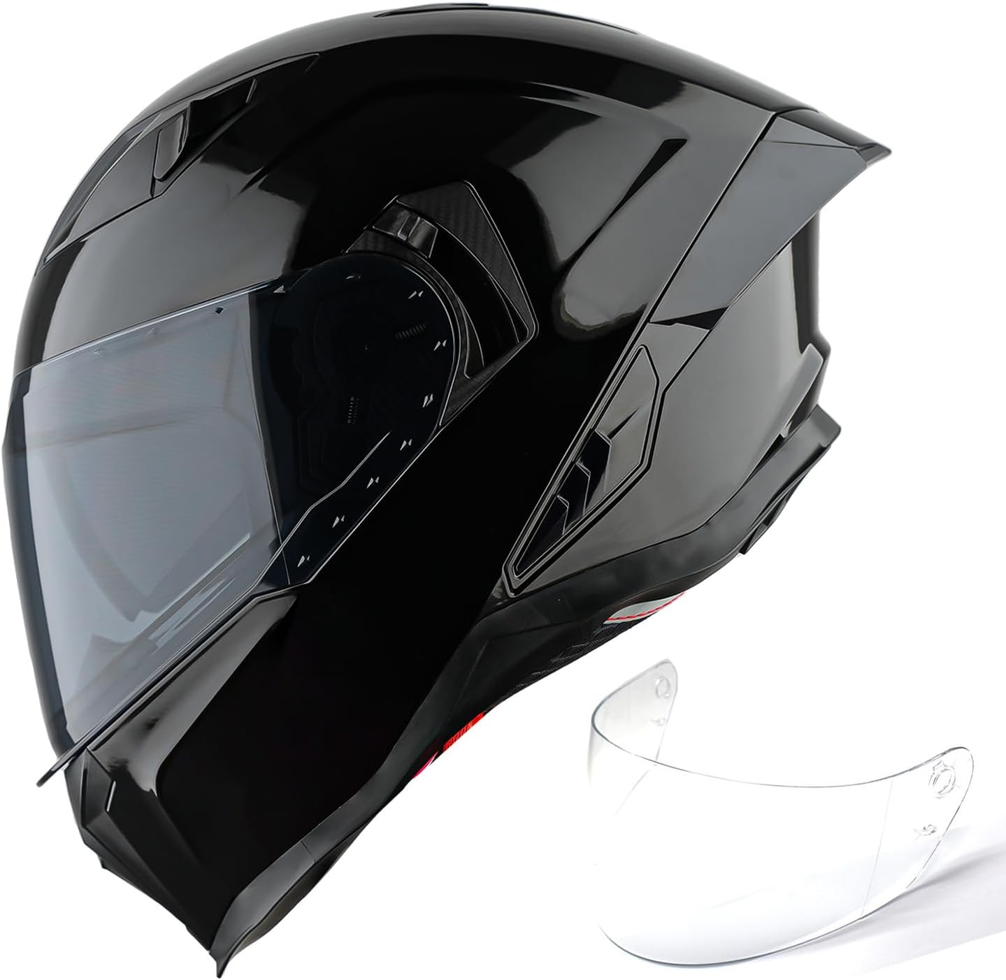 1Storm DOT Approved Full Face Motorcycle Helmet with Extra Shield ...