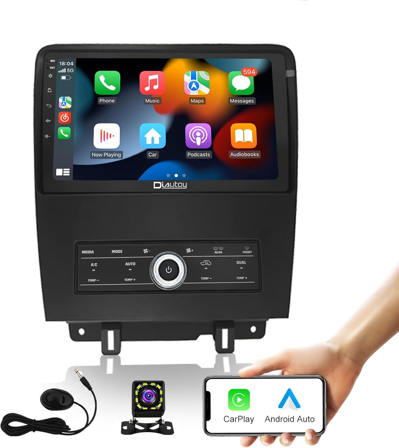 Ford Mustang 10.1 HD Touchscreen CarPlay Wireless – GearMustHave