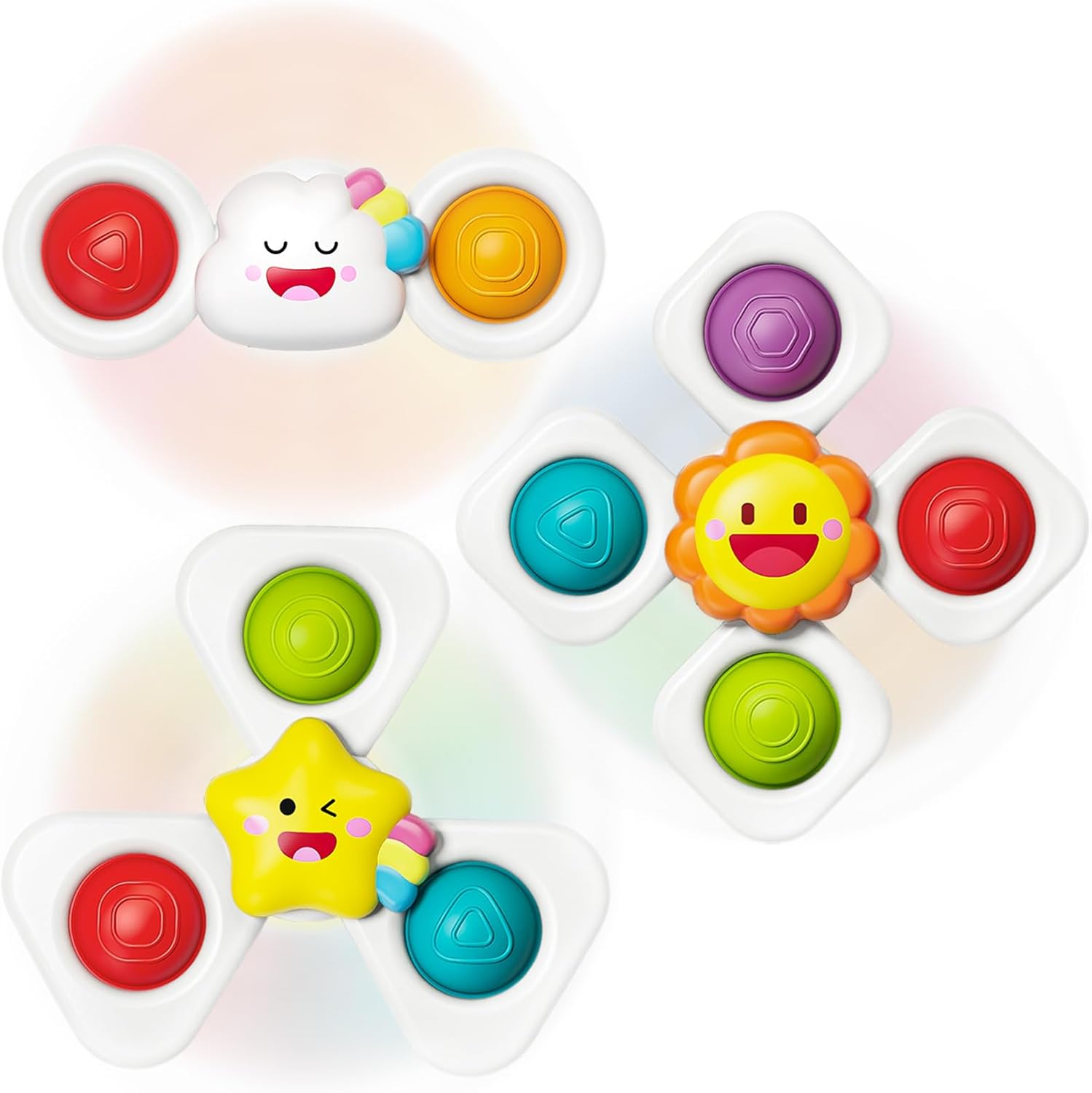 Splash Fun: SpringFlower Suction Spinner - Sensory Bath Toy – GearMustHave