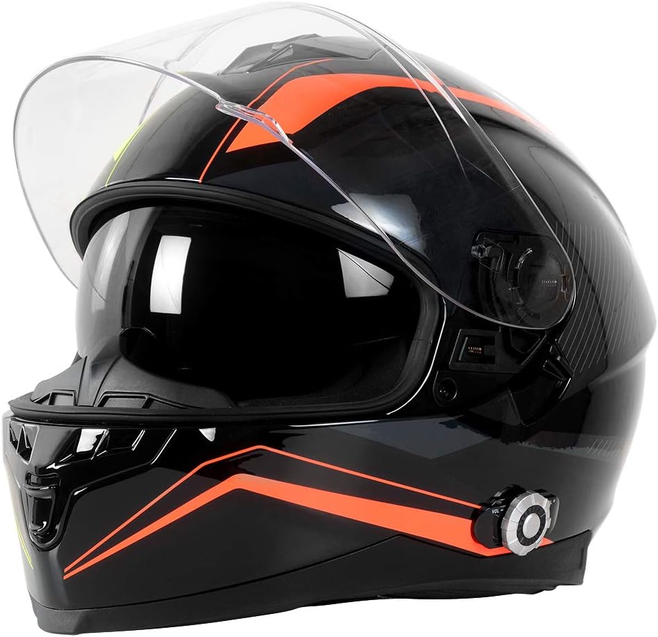 FreedConn Bluetooth Motorcycle Helmet - Enhanced Communication ...