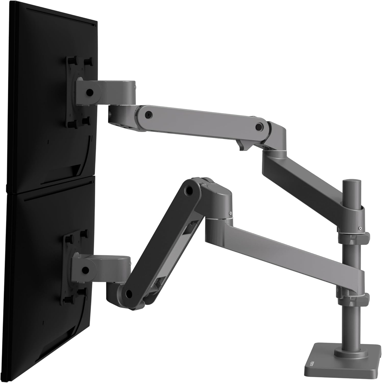 Ergotron LX Pro Dual Monitor Arm - Sleek Space-Saving Solution ...