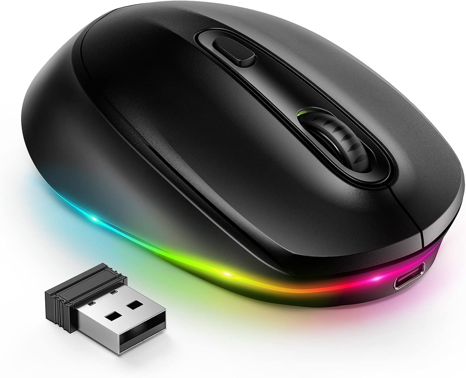 seenda Rechargeable Wireless Light-Up Mouse – GearMustHave