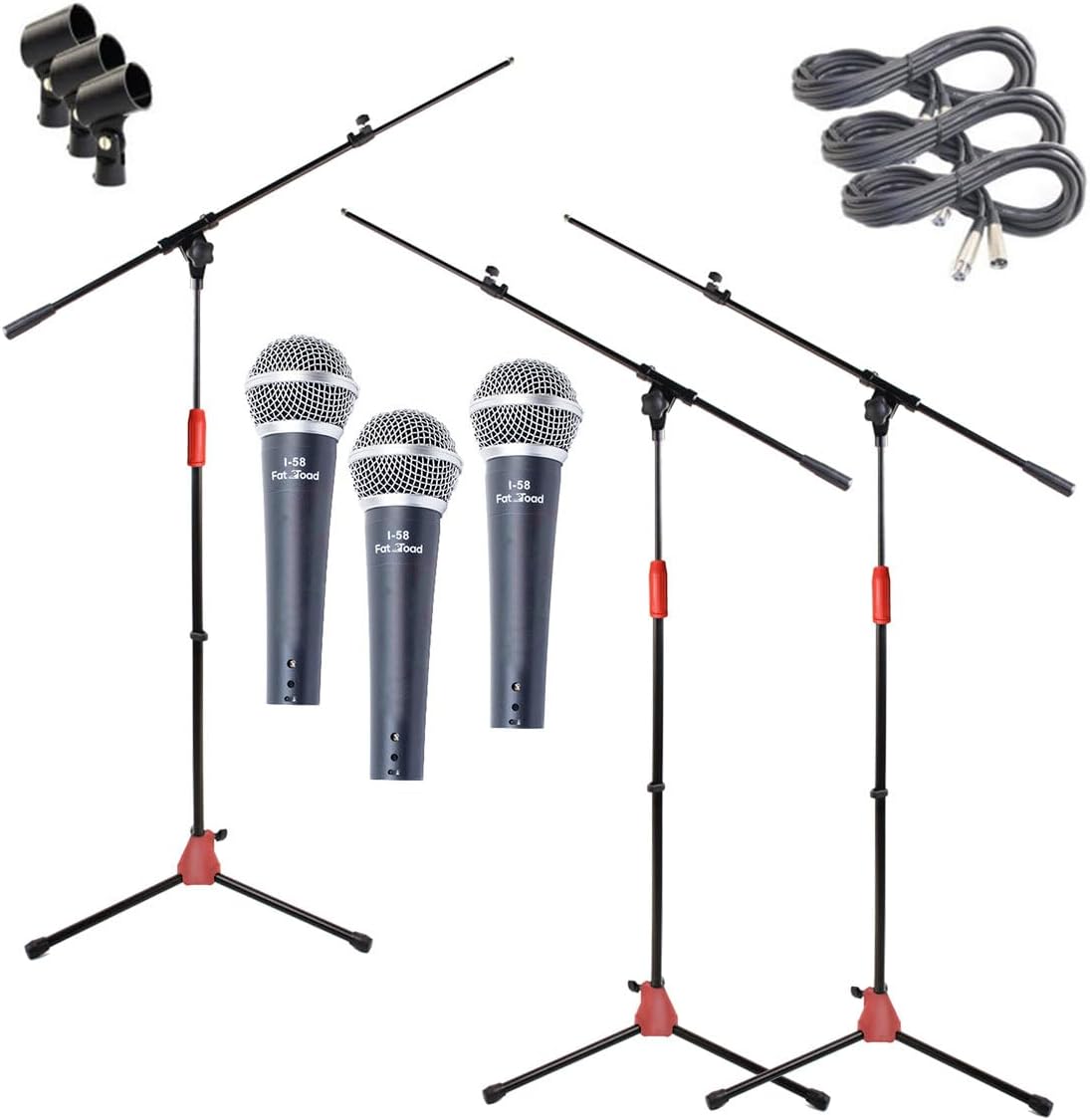 Griffin Karaoke Mic Stand Set | Telescopic Boom, Tripod Legs – GearMustHave