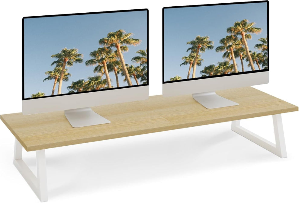 TEAMIX Dual Monitor Riser - Organize Desk Efficiently! – GearMustHave
