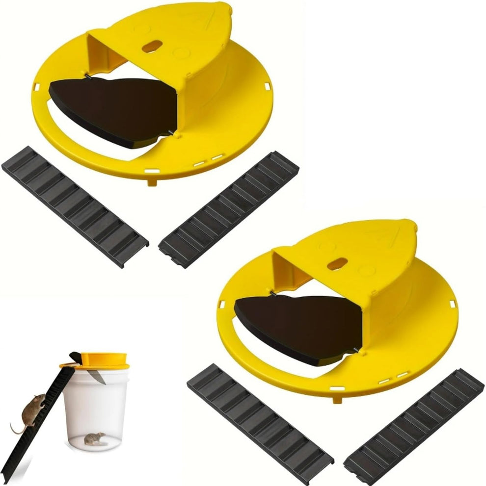 Reusable 5 Gallon Mouse Trap Bucket - Indoor/Outdoor Catch Tool ...