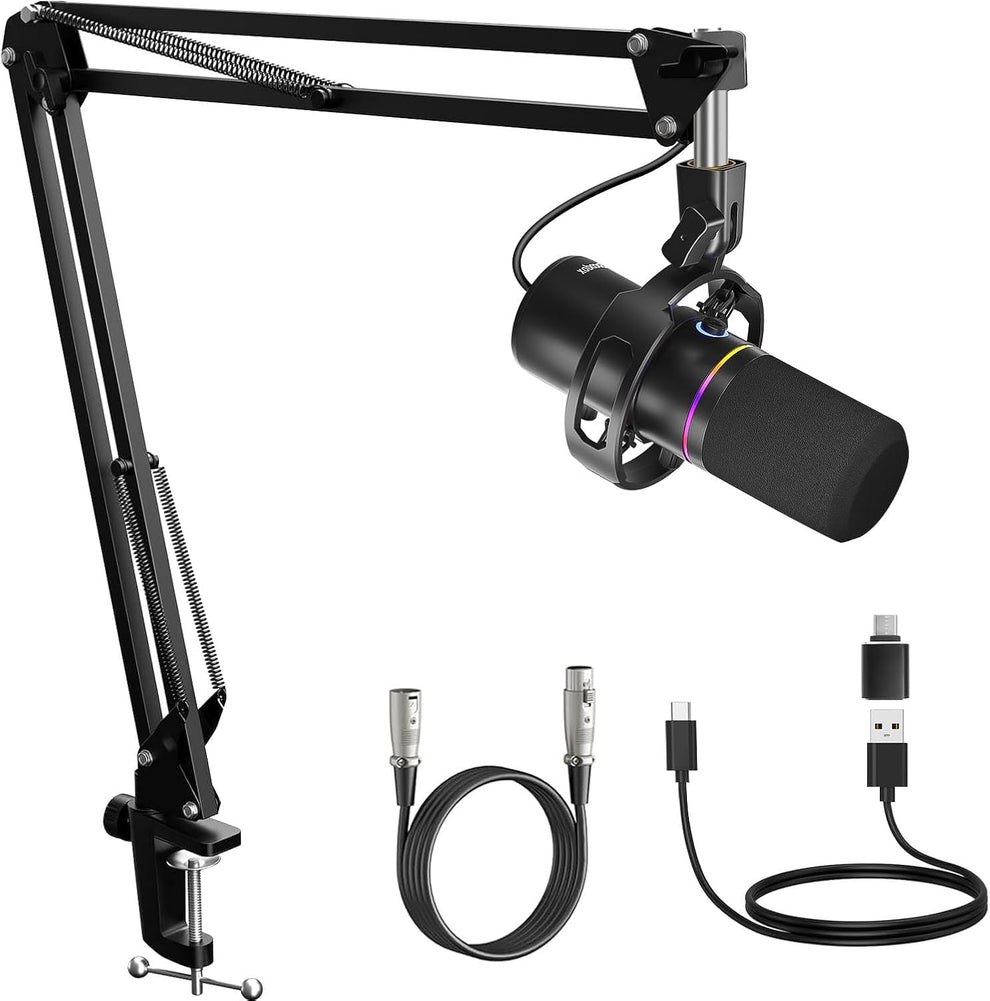 Socodox Dynamic Mic Kit: RGB, Noise-Cancelling, Mute, Volume Ctrl ...