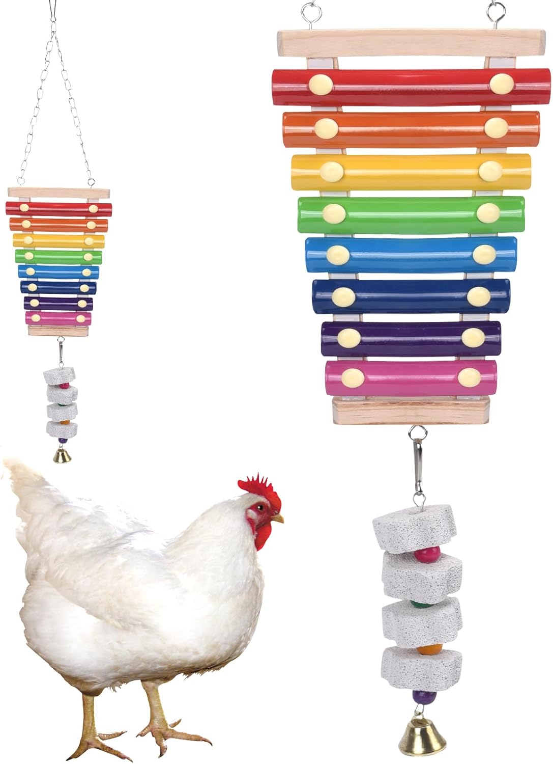 Interactive Chicken Toys with Xylophone - Enhance Cage Fun! – GearMustHave