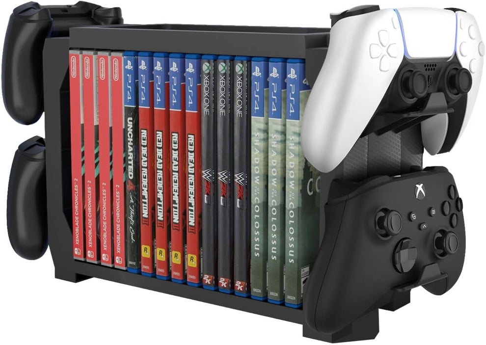 Multi-Console Controller Stand & Game Storage – GearMustHave