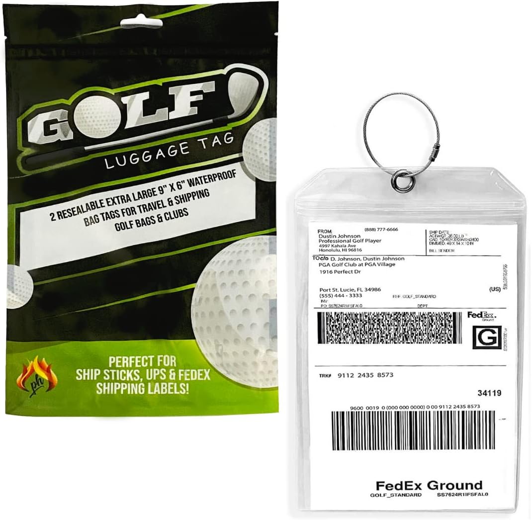Waterproof Golf Bag Tags - Personalized Set – GearMustHave