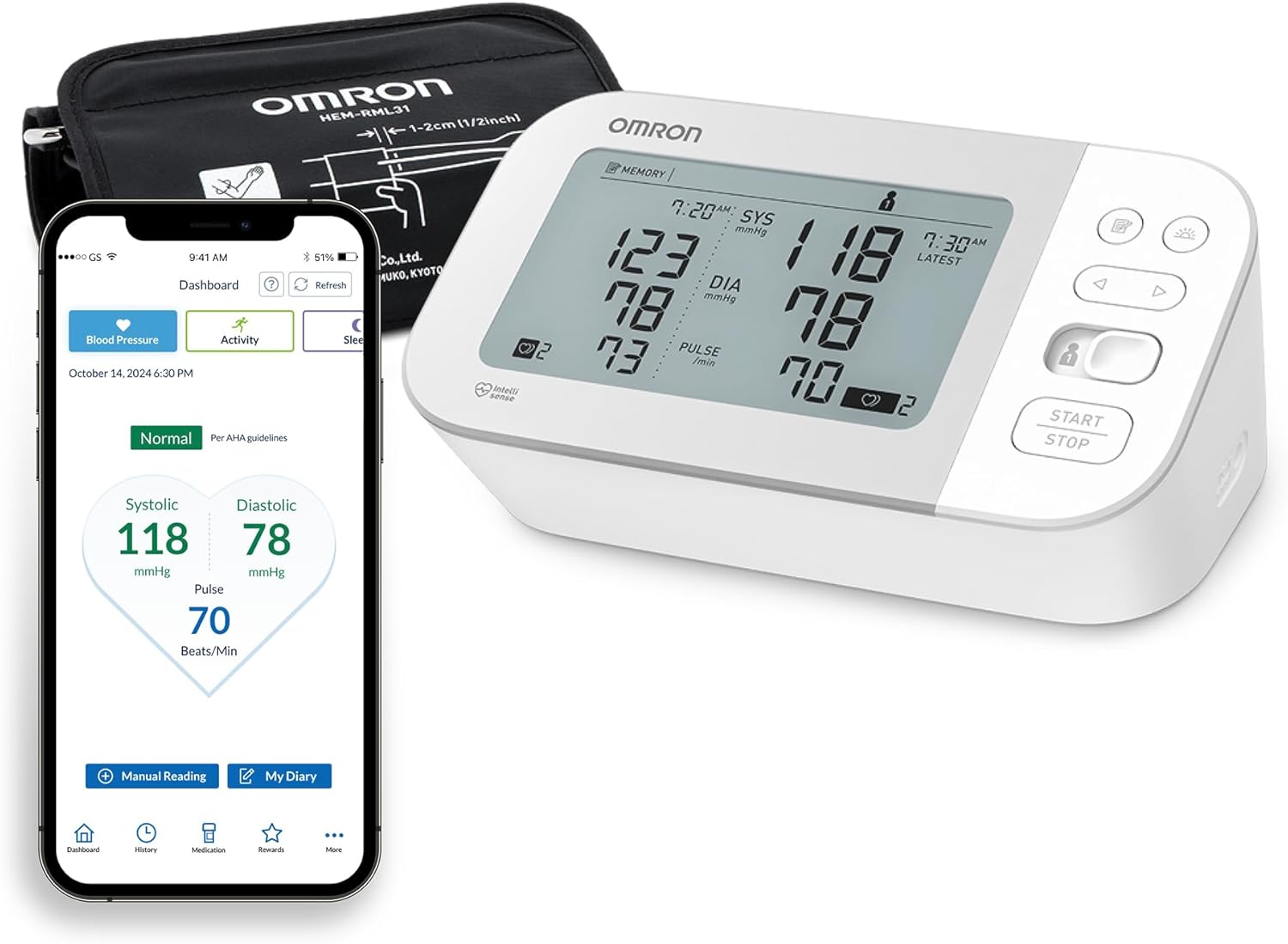 Omron Gold Bluetooth BP Monitor - Clinically Validated – GearMustHave