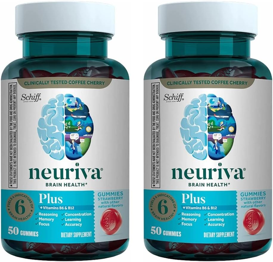 NEURIVA Plus Brain Supplement Gummies for Focus & Memory – GearMustHave