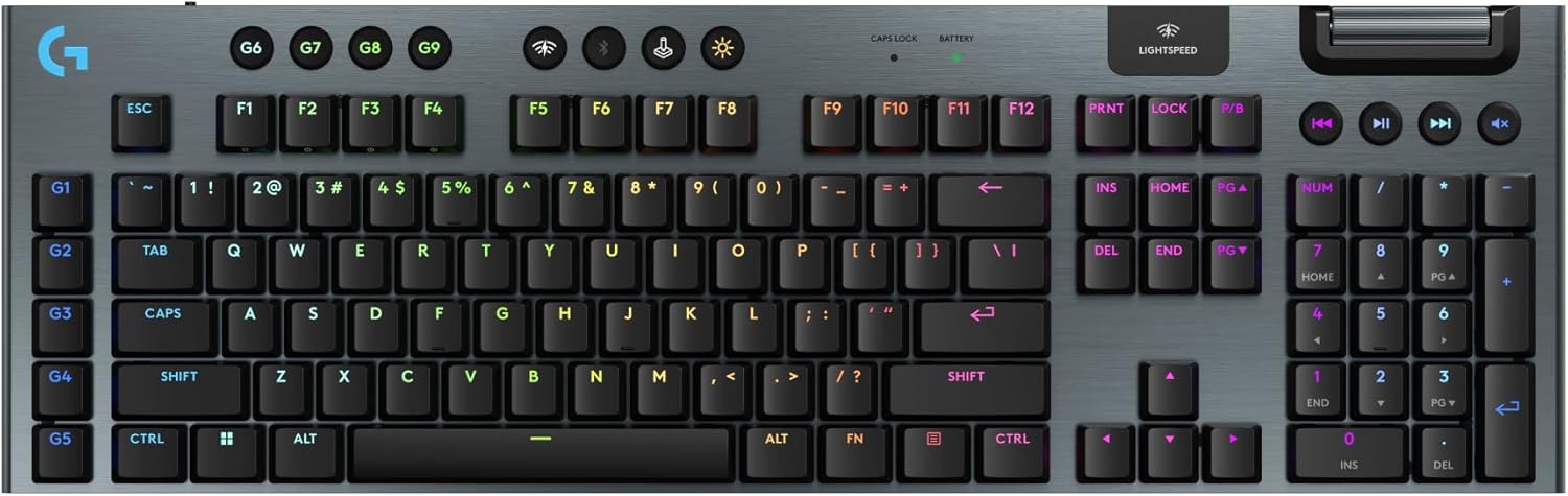 Logitech G915 X Lightspeed: Ultra-Sleek Wireless Gaming Keyboard ...