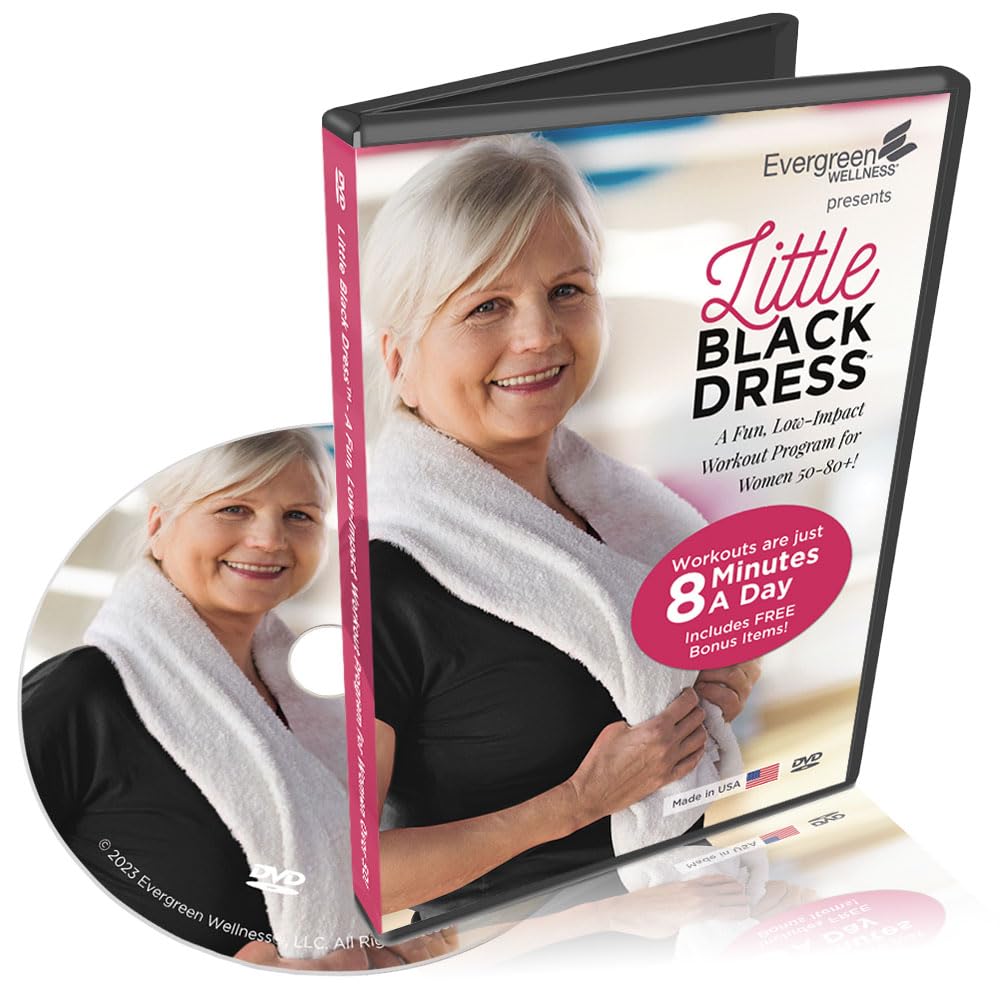 Low Impact Senior Exercise DVD: Fit Into Your Little Black Dress ...
