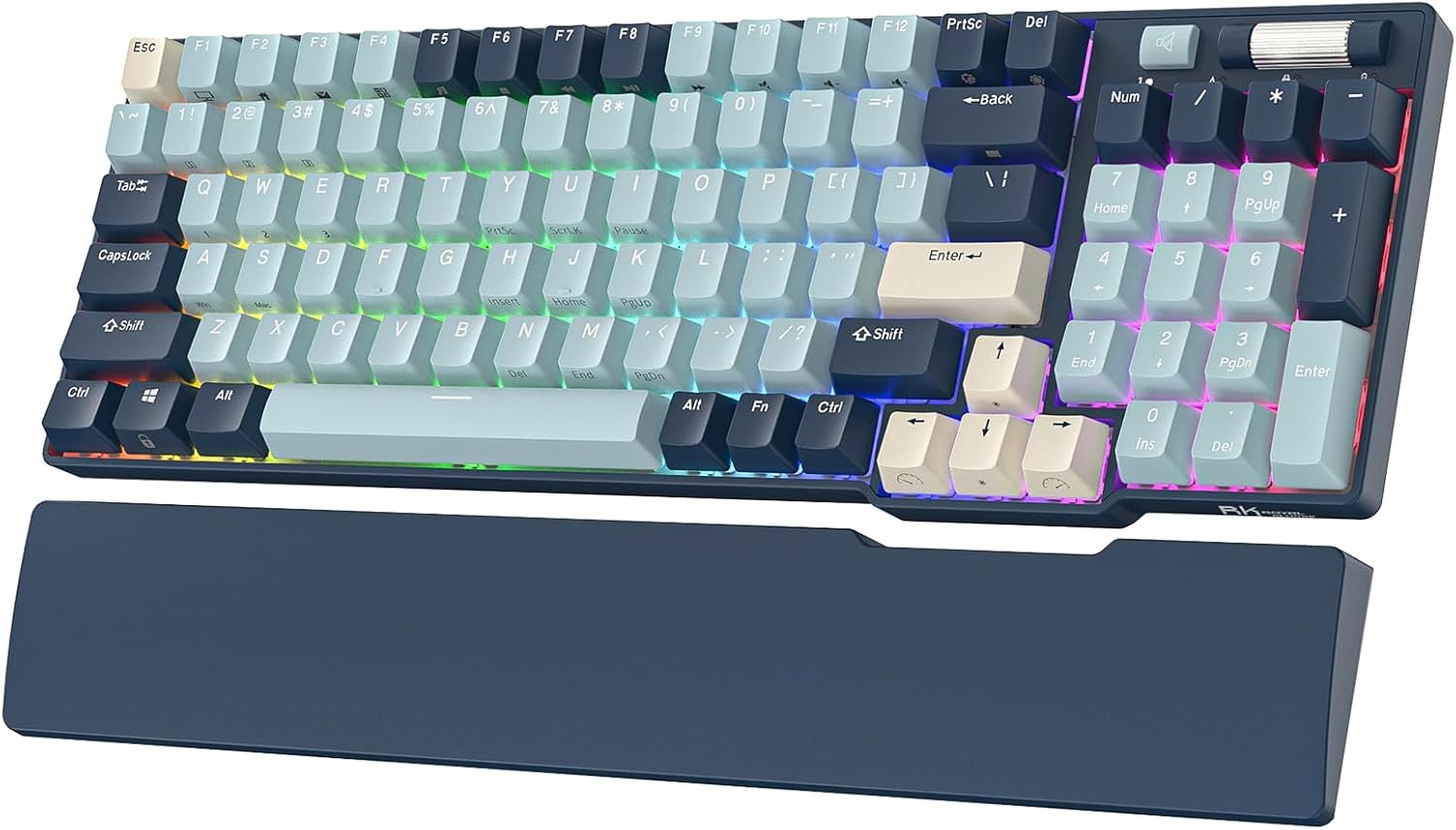 RK96 Wireless Mechanical Keyboard, Hot Swappable, RK Yellow Switch ...