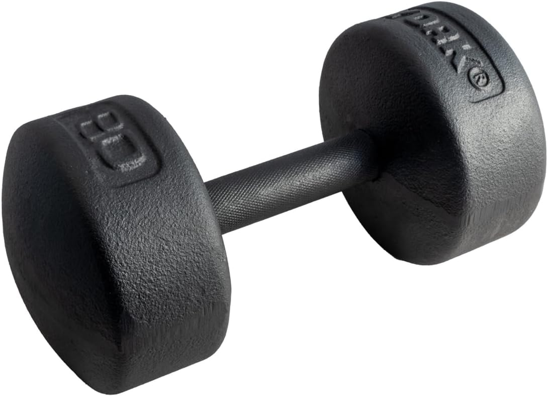 York Barbell 80 LB Black Dumbbell: Legacy Strength – GearMustHave