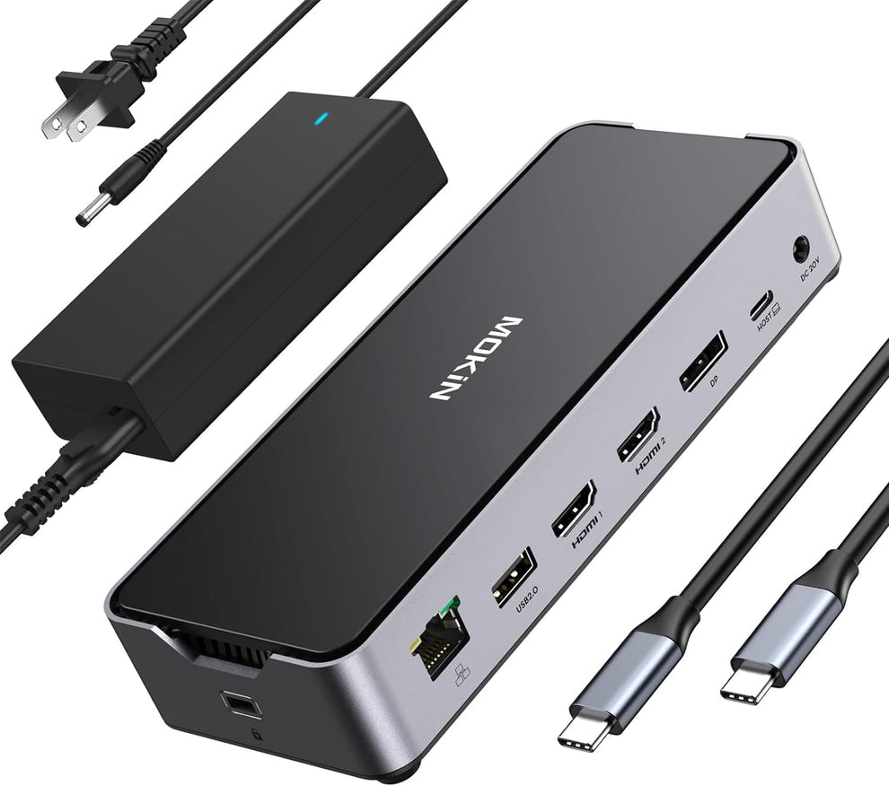 Ultimate Triple Monitor Docking Station by MOKiN – GearMustHave