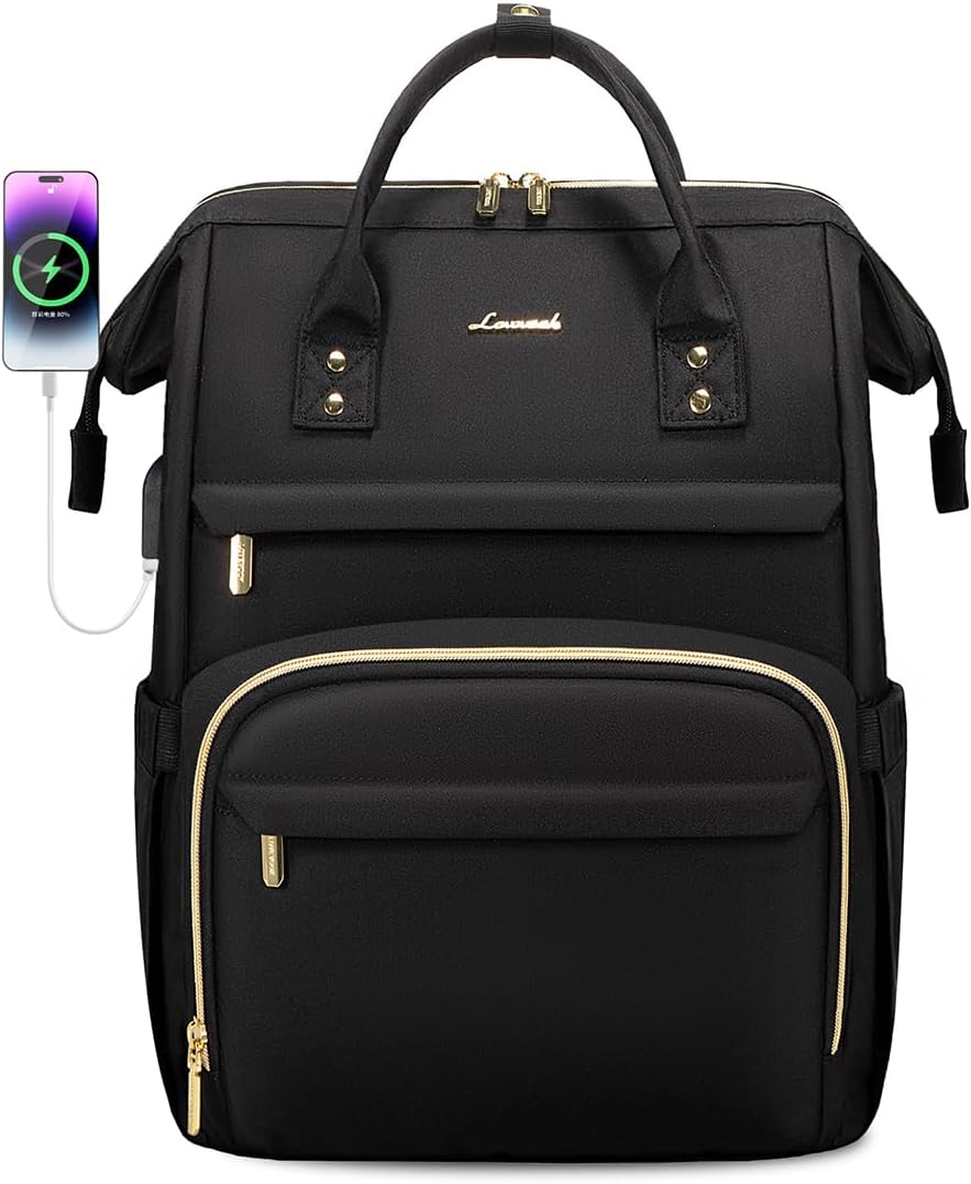LOVEVOOK 15.6 Inch Professional Laptop Backpack with USB Port ...