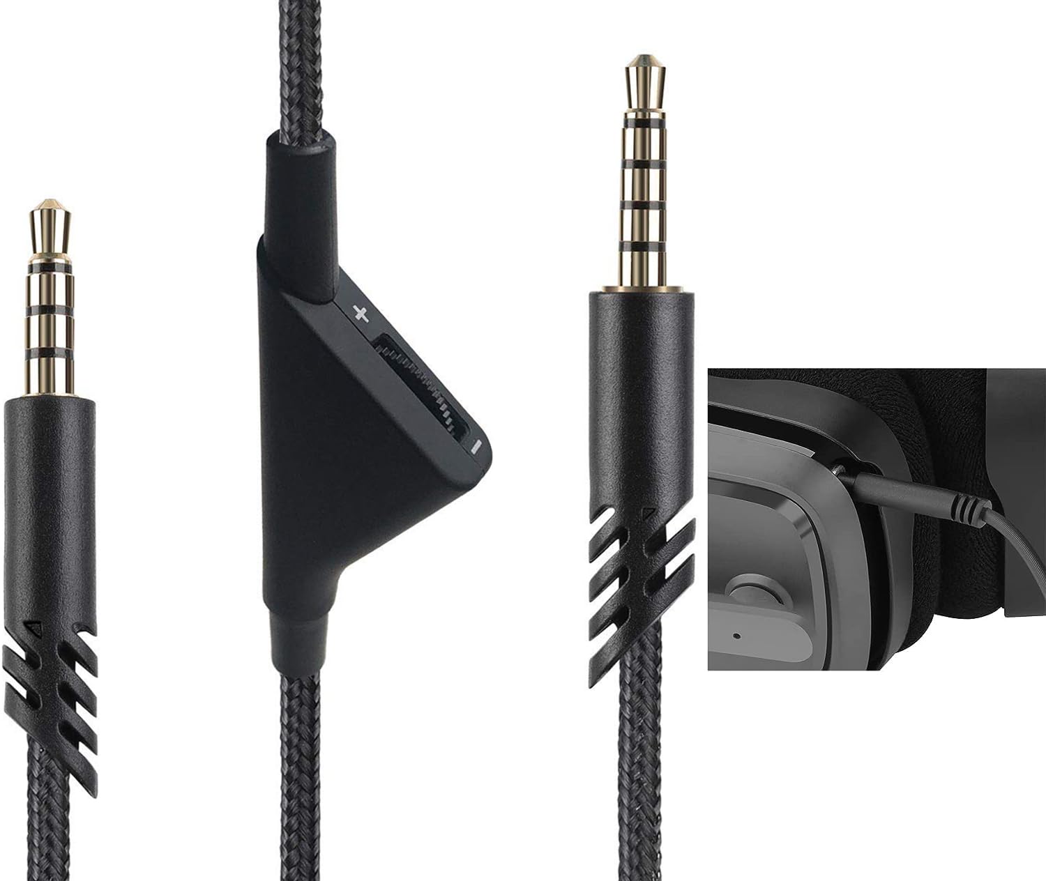 Volume Control Headset Cable for Astro & Xbox - 2M Black – GearMustHave