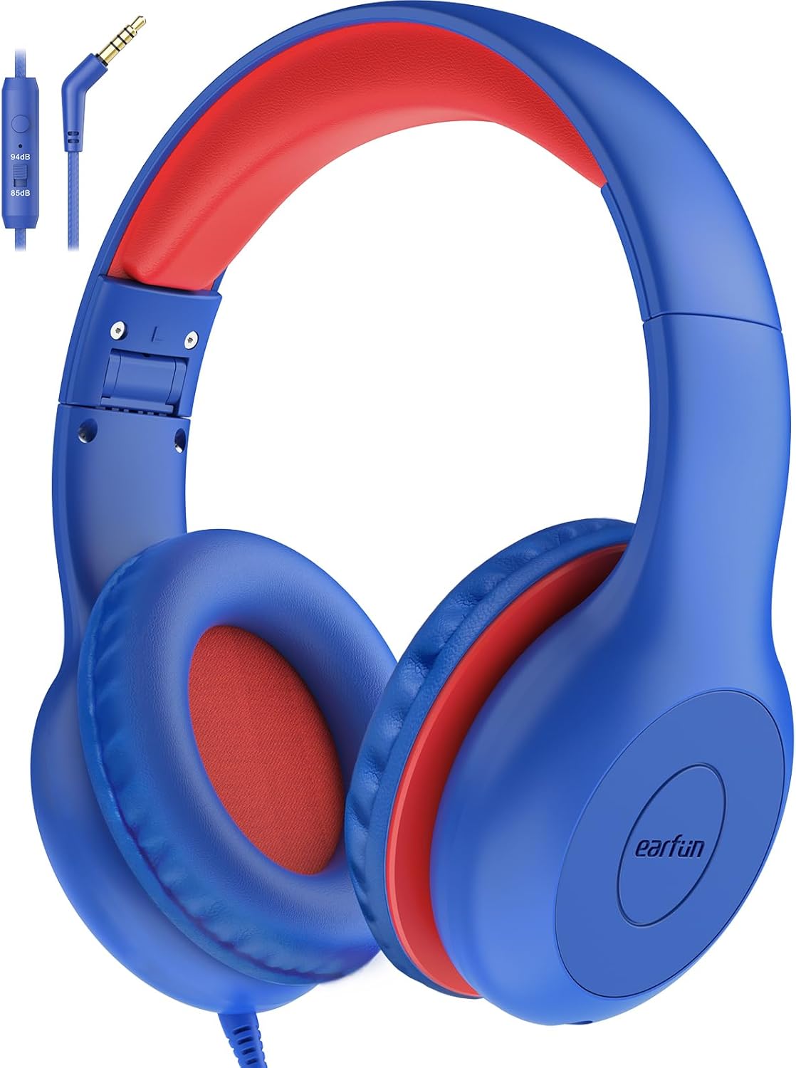 EarFun Kids Wired Headphones: Safe 85/94dB Volume Limit, Shareport, St ...