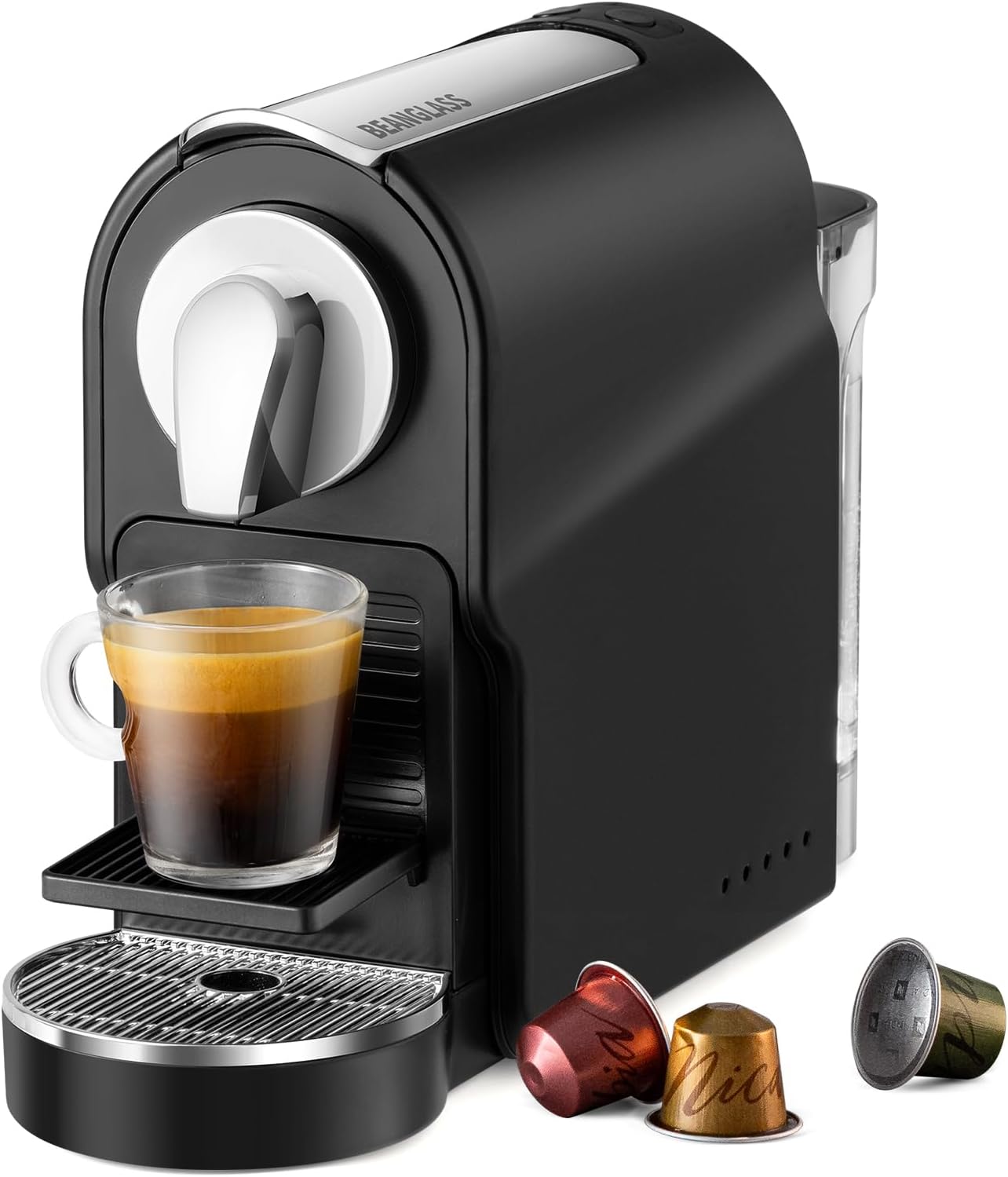 Compact 20-Bar Espresso Pod Machine - Perfect Pods & Powerful Pump ...