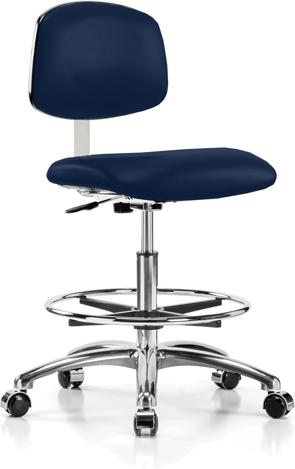 Perch ESD Cleanroom Chair - Ergonomic Footring - Workbench Height - Sp ...