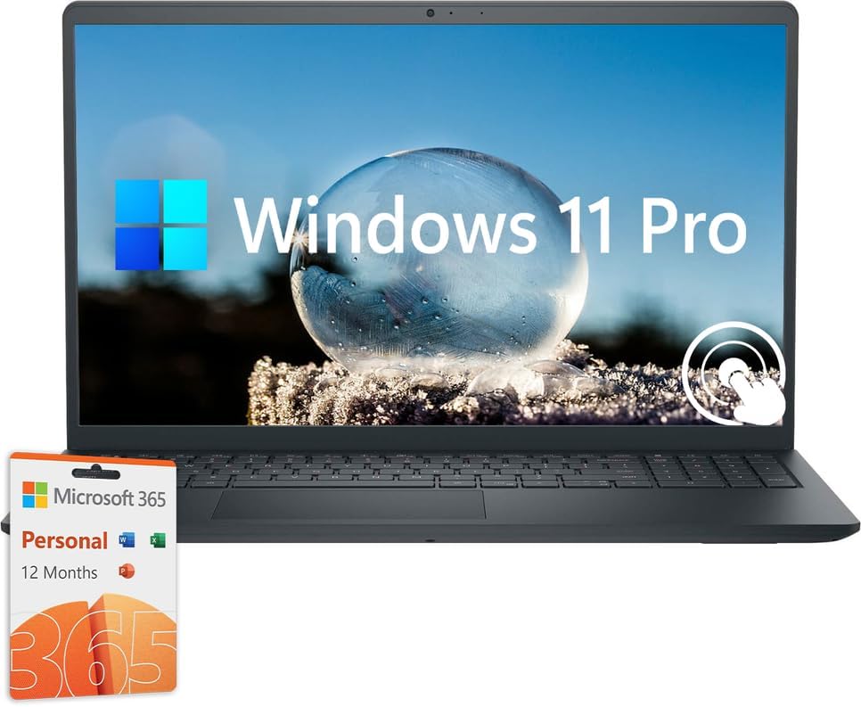 Dell Inspiron 15 Touch Screen Laptop, Windows 11 Pro, Intel Core i5, 3 ...