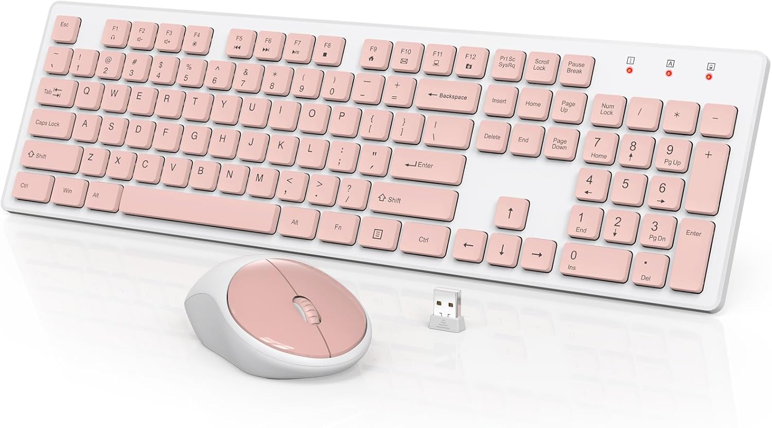 Silent 2.4GHz Wireless Keyboard & Mouse Combo by WisFox Overview ...