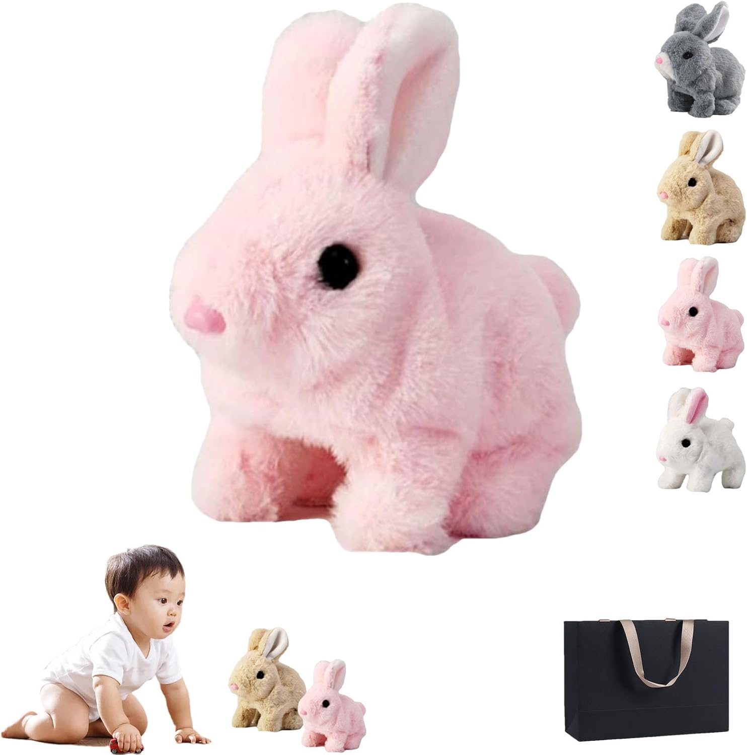 Interactive Bunny Toy with Sounds & Movements – GearMustHave