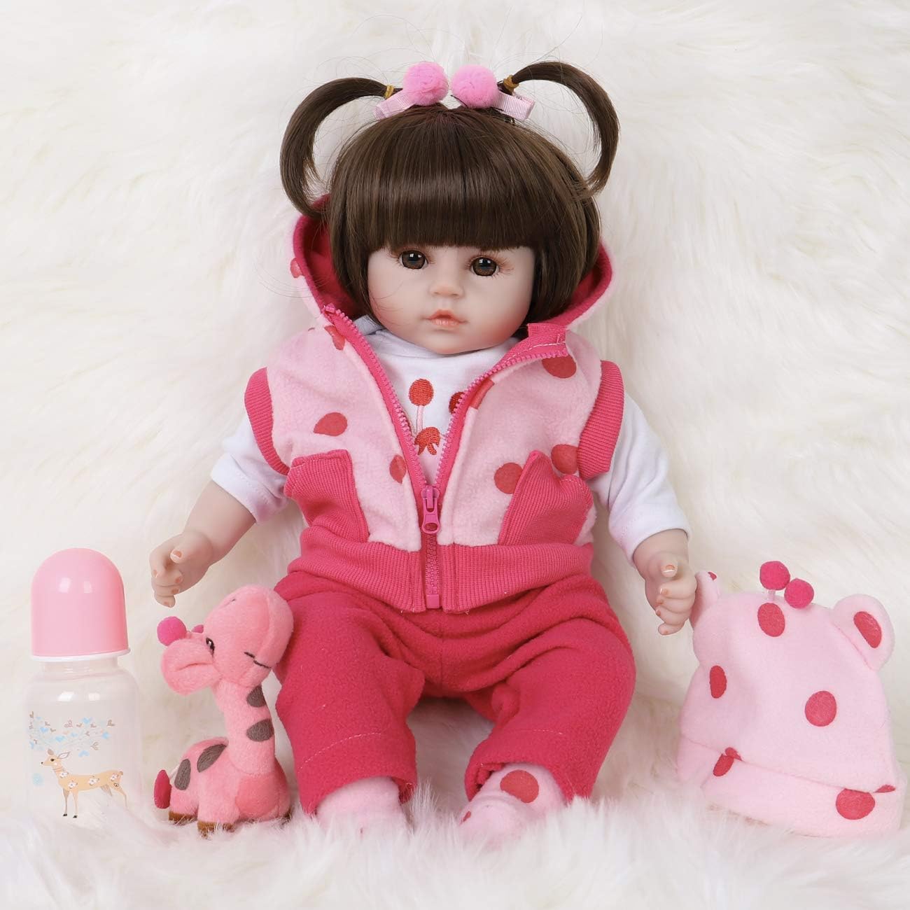 Realistic 16 Reborn Baby Doll Gift Set - Weighted Soft Body – GearMustHave