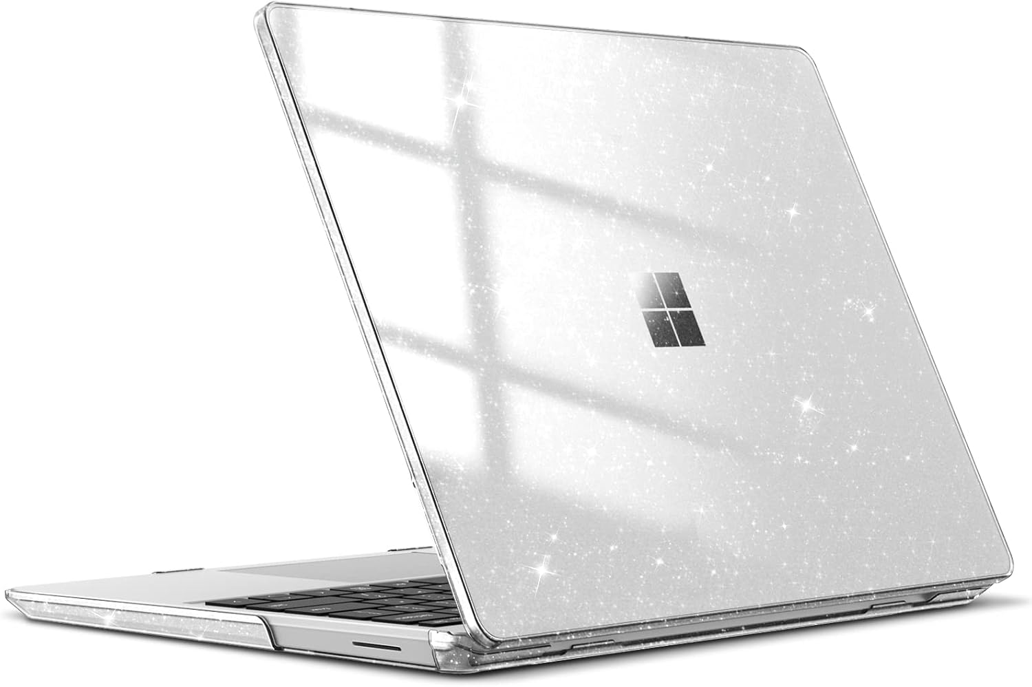 FINTIE Glitter Clear Case for Microsoft Surface Laptop Go 12.4 ...