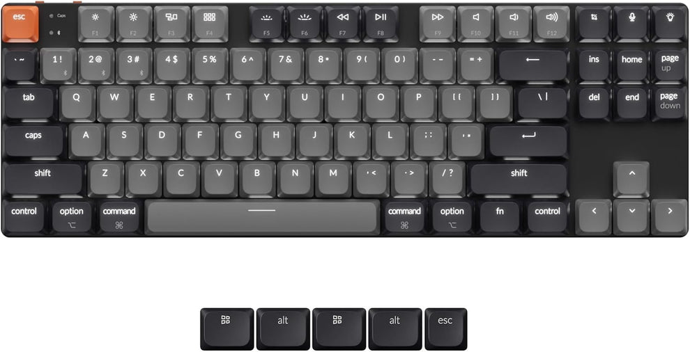 Ultra-Slim Keychron K1 Wireless Keyboard - Versatile, Backlit ...