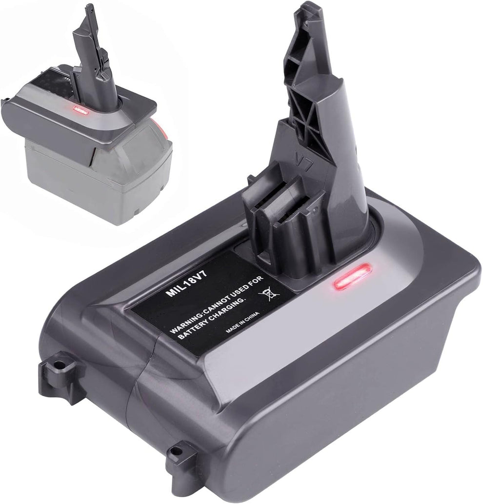 Dyson V7 Battery Adapter: Use Milwaukee M18 Batteries – GearMustHave