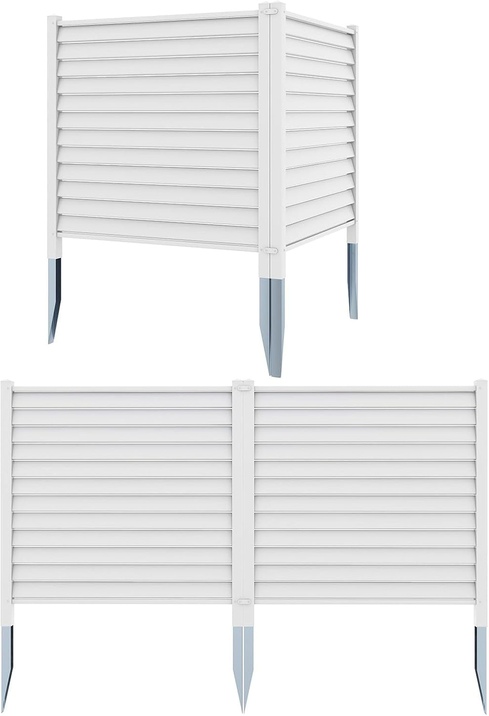 Giantex Outdoor AC Fence - Privacy Screens with Metal Stakes – GearMustHave