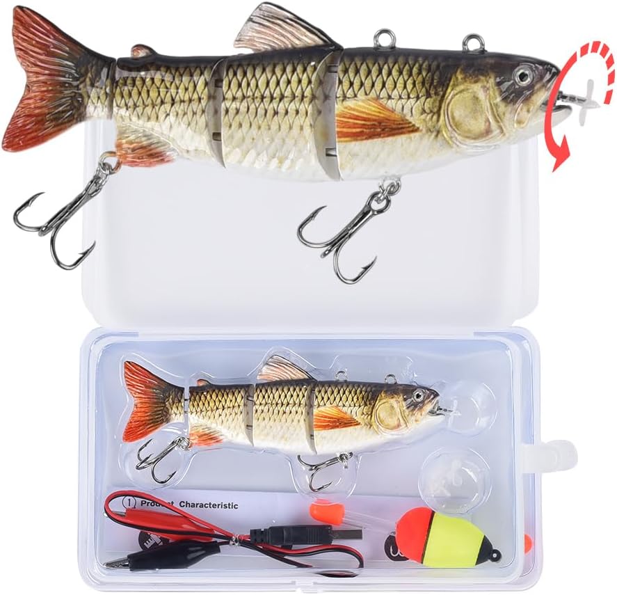 USB Rechargeable Robotic Swimming Fish Lure by Watalure – GearMustHave