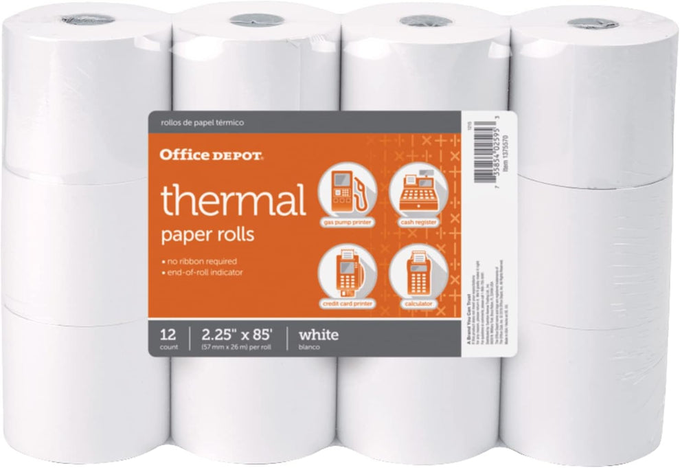 Office Depot Thermal Receipt Rolls - Smooth Transactions! – GearMustHave